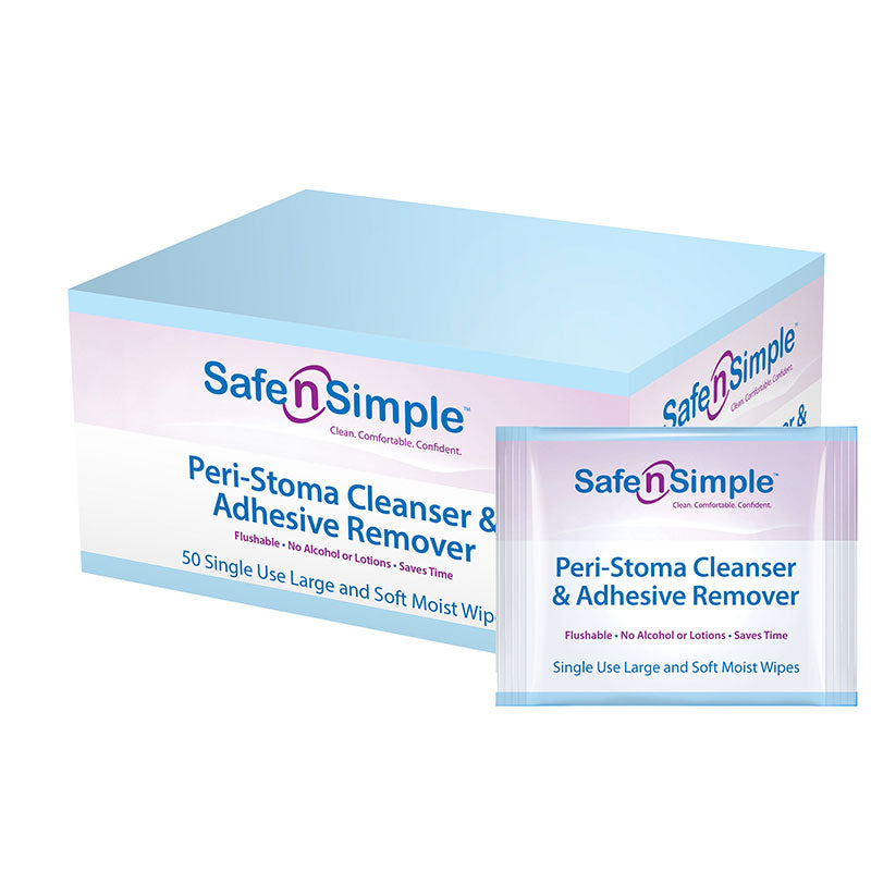 Peri-Stoma Cleanser and Adhesive Remover Wipe – BuyMedical.com