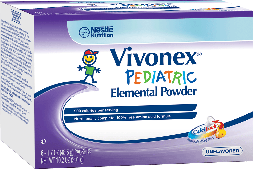 Vivonex Pediatric Nutritionally Complete Elemental Food Unflavored 1.7 ...