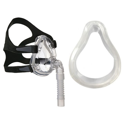 Sunset Deluxe Full Face CPAP Mask with Headgear and Cushion ...
