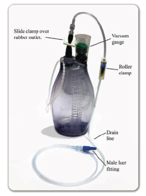Vacuum Bottle with Drainage Line, 1000mL – BuyMedical.com